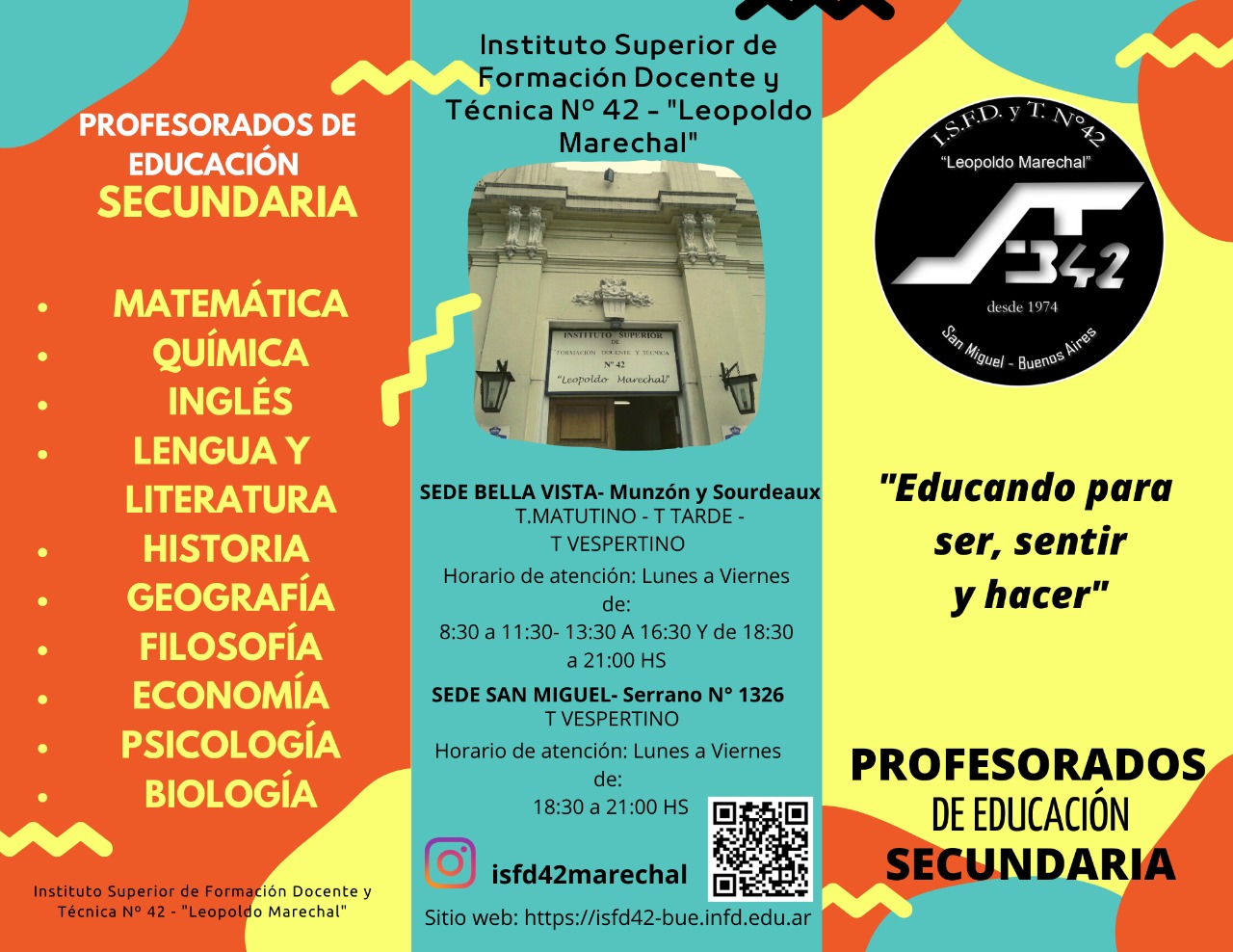 Instituto Superior De Formación Docente Y Técnica Nº 42 Leopoldo